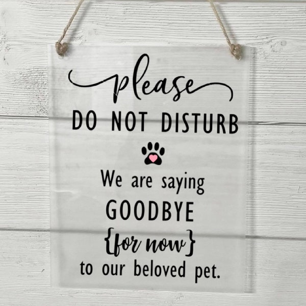 Vet Euthanasia Sign - Etsy