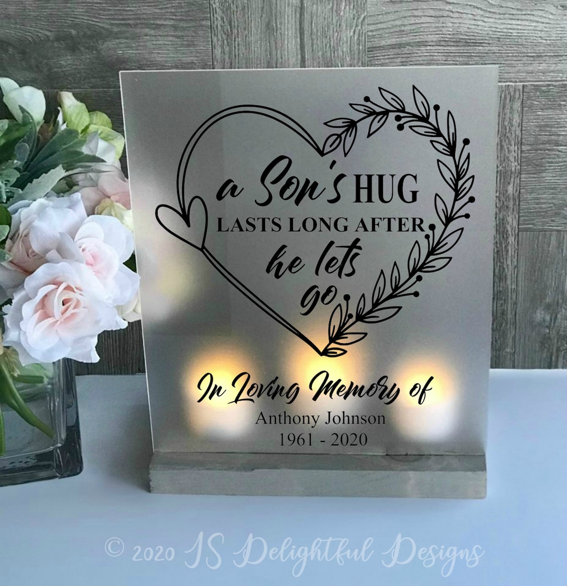 Loss of Son, Loss of Child, Sympathy Son, Son Memorial, Remembrance ...