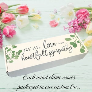 Loved Ones May Leave This World Memorial Wind Chime Sympathy - Etsy