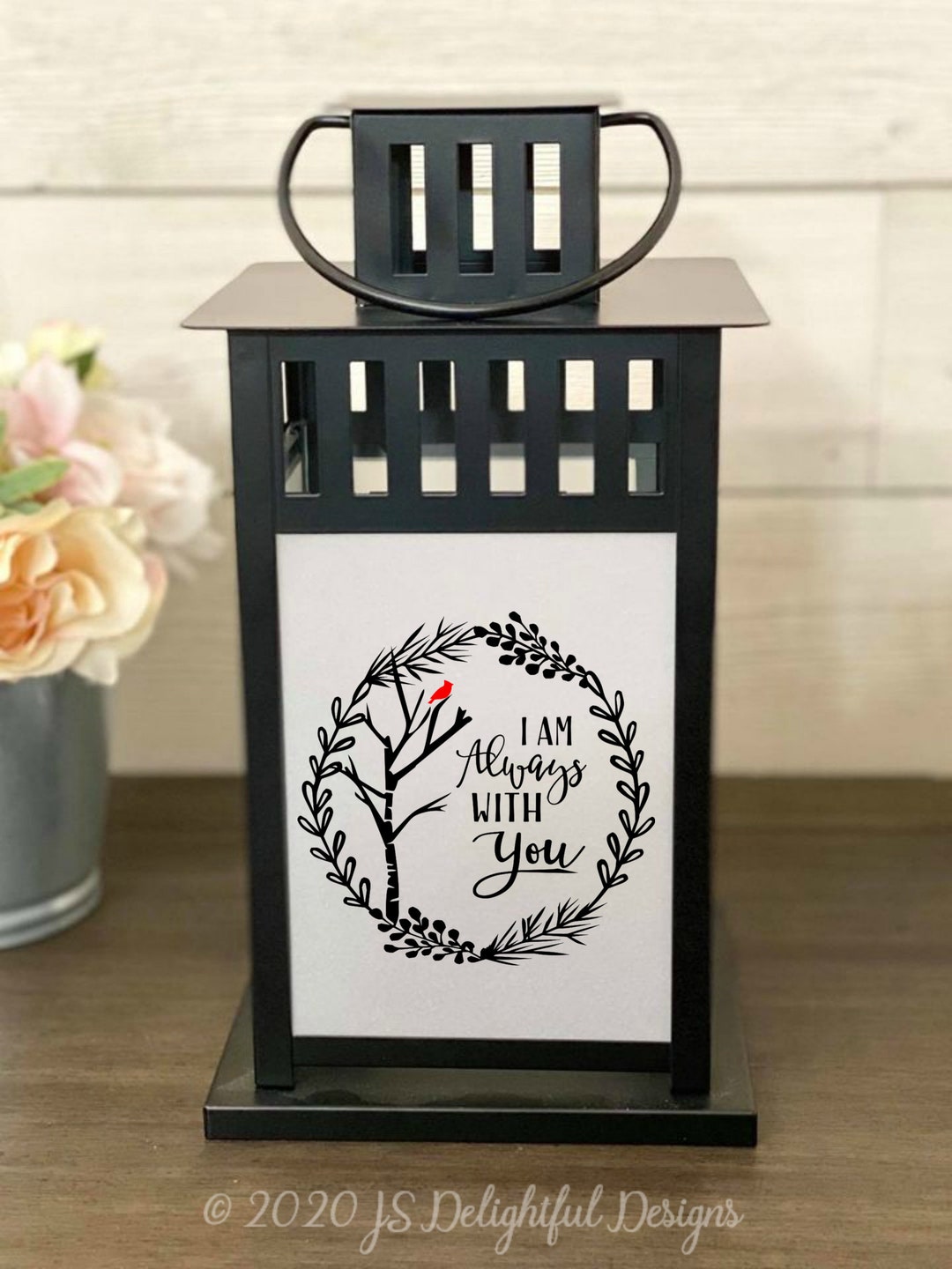 Memorial Lantern, Sympathy Gift, Memory Candle, Sympathy Candle ...