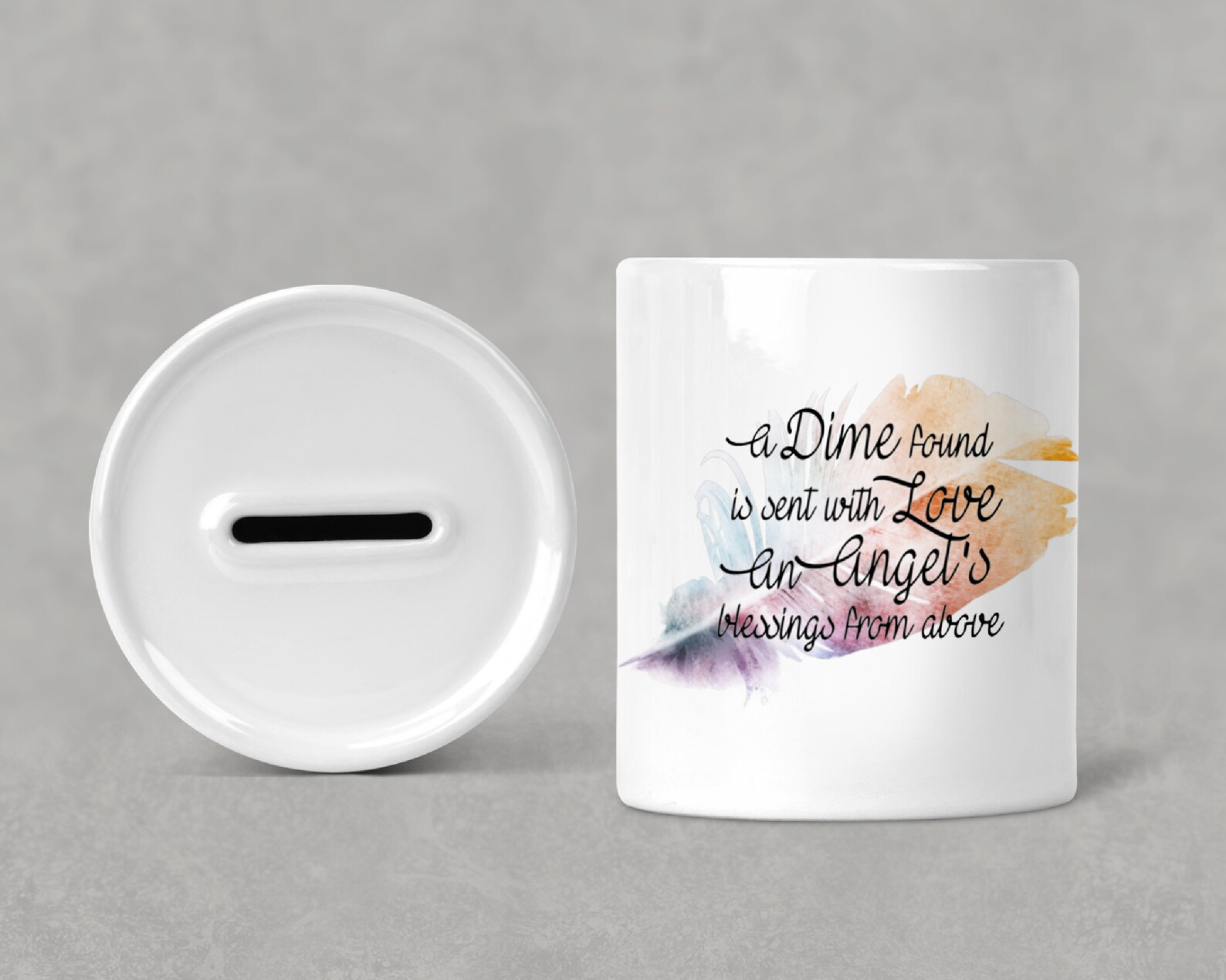 Dimes From Heaven Dimes From Heaven Coin Bank Sympathy Gift - Etsy