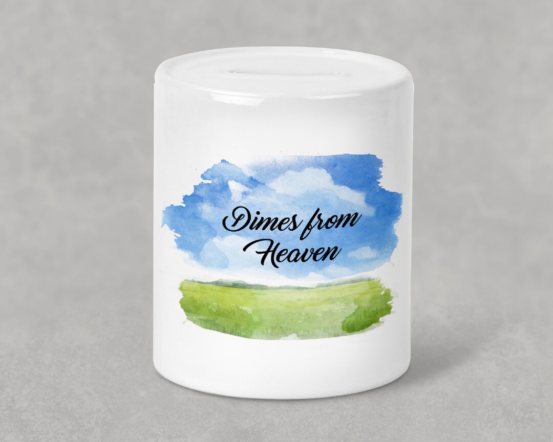 Dimes From Heaven Dimes From Heaven Coin Bank Sympathy Gift - Etsy