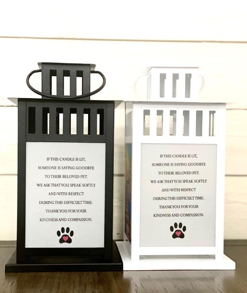 Compassion Candle for Vet Office, Loss of Dog Sympathy Gift, Euthanasia ...