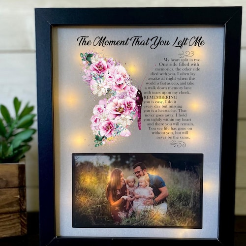 Brother Memorial Picture Frame Loss of Brother Sympathy Gift - Etsy