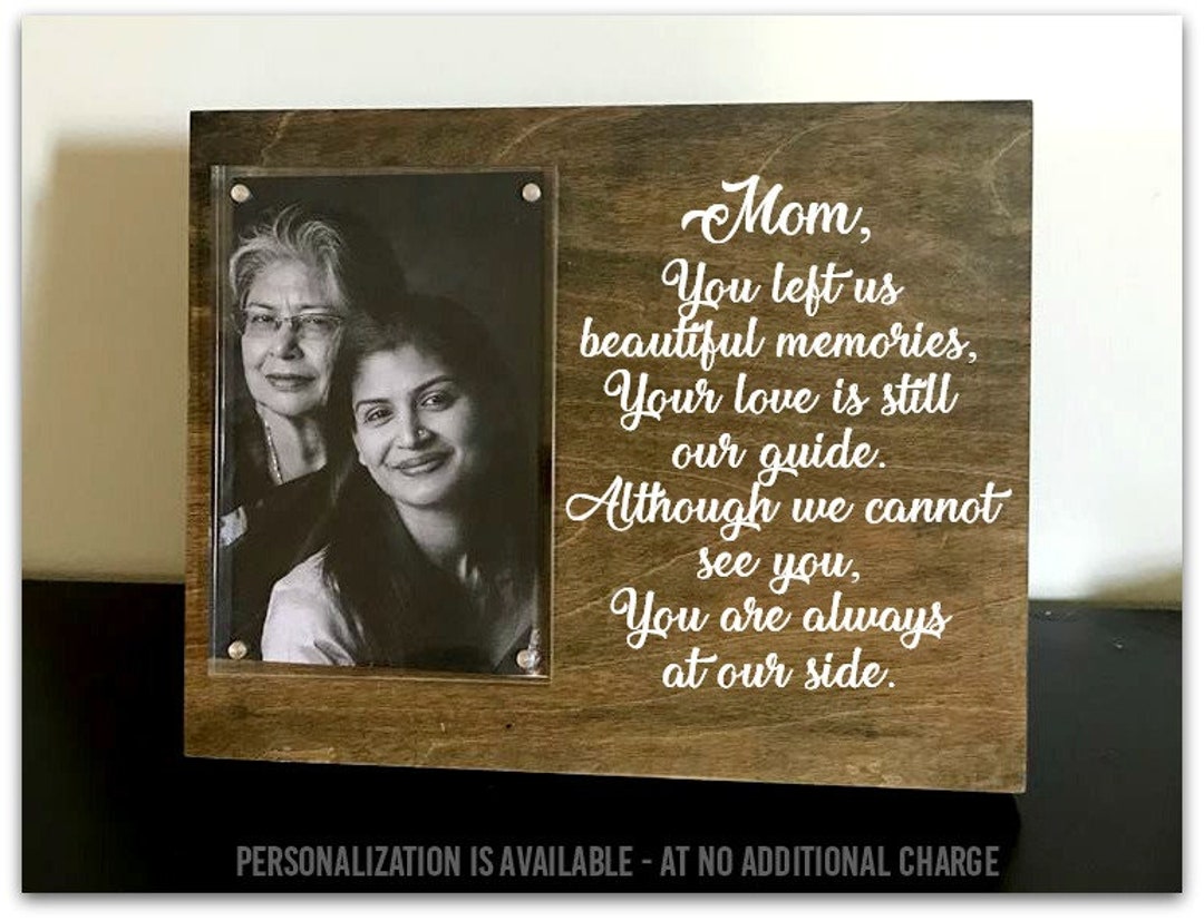 Loss of Mother, Memorial Frame, Loss of Mom, Picture Frame, Remembrance ...