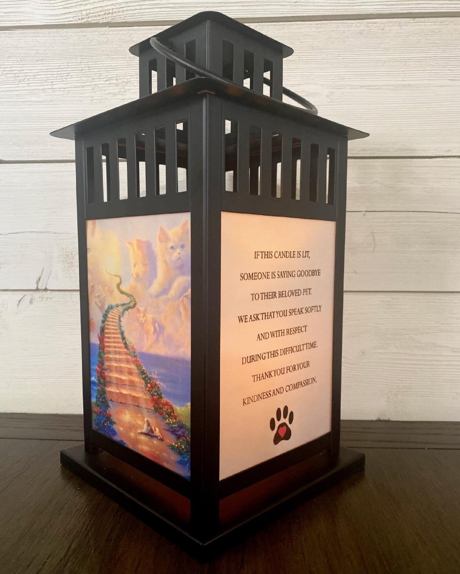 Compassion Candle for Vet Office, Loss of Dog Sympathy Gift, Euthanasia ...