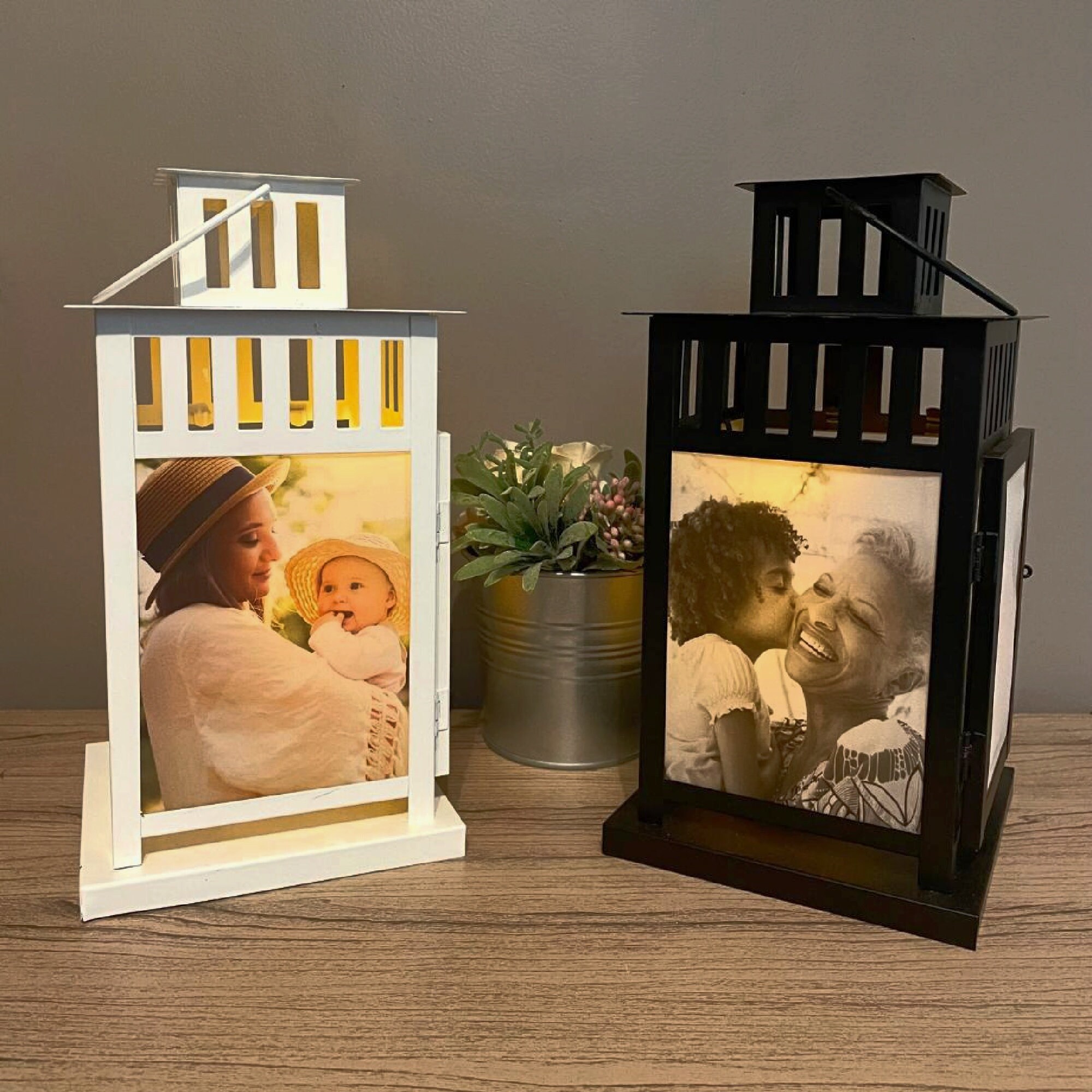 Christmas in Heaven Lantern, Memorial Gift, Remembrance, Empty Chair ...