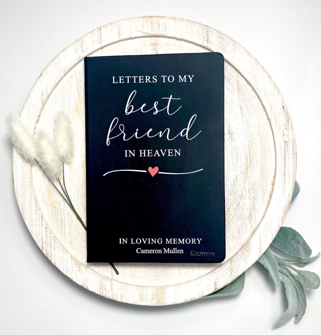 Loss of Friend, Letters to Heaven, Grief Journal, Sympathy Gift for ...