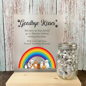 Compassion Sign for Vet Office, Acrylic Goodbye Kisses Decor - Etsy