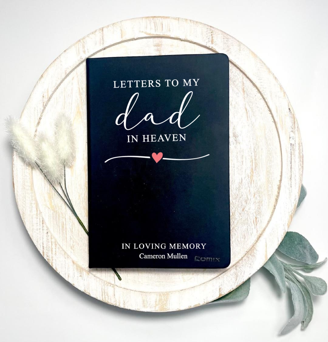 Loss of Father Gift, Letters to Dad in Heaven, Grief Journal, Sympathy ...