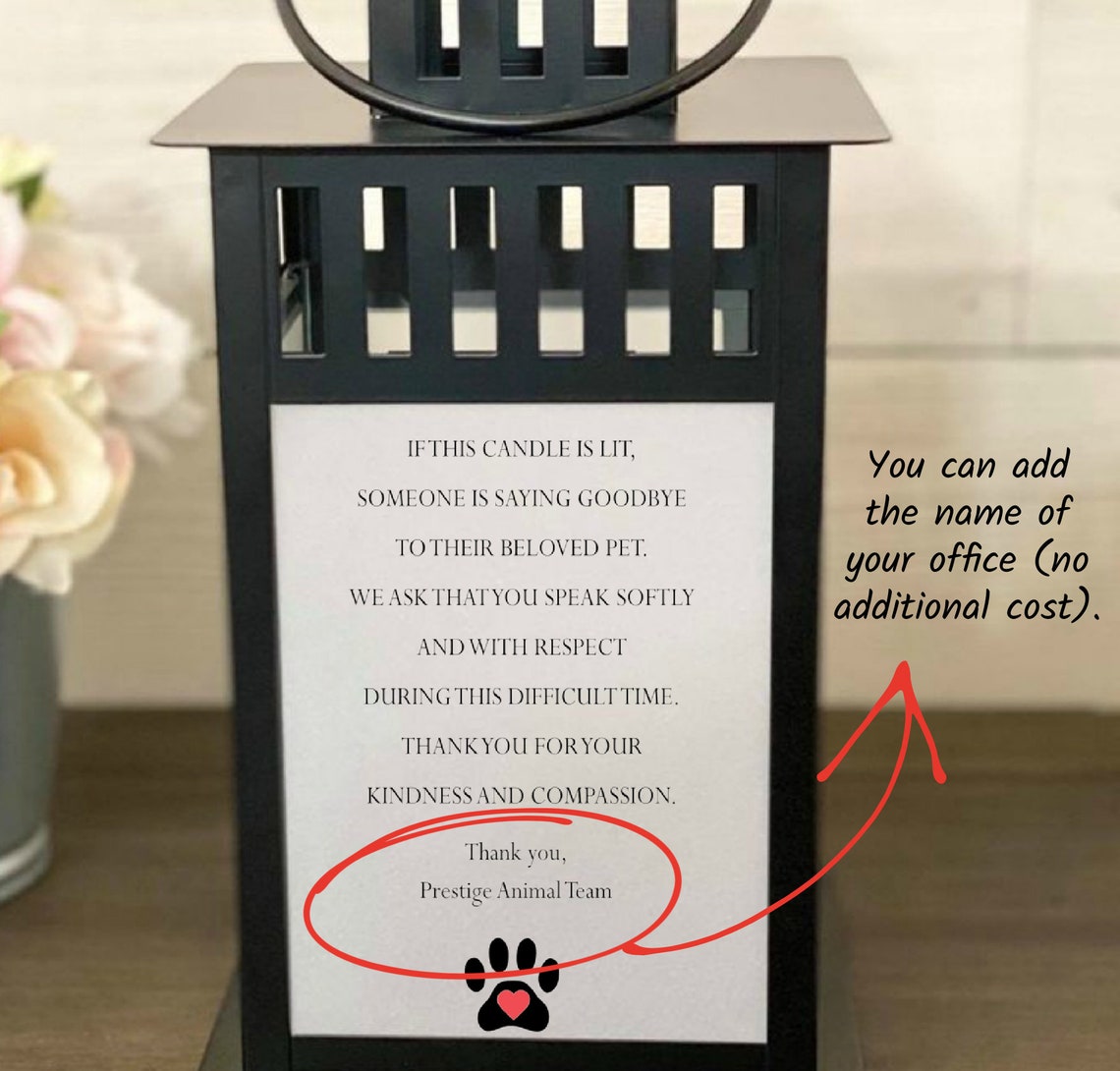 Compassion Candle for Vet Office Someone is Saying Goodbye - Etsy