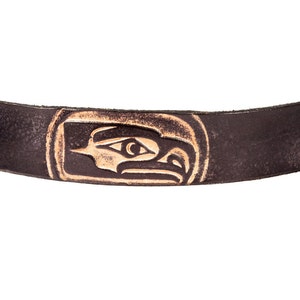 Leather Wristband Men's Seahawk Leather Band Hawks 12th Man Leather ...