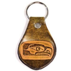 Seattle Seahawks Leather Key Chain - 12th Man - Football Fan Gift ...