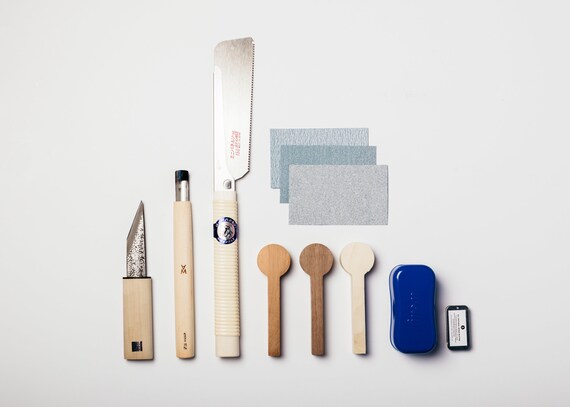 Deluxe Spoon Carving Kit With Saw and First Aid on the Go Kit - Etsy