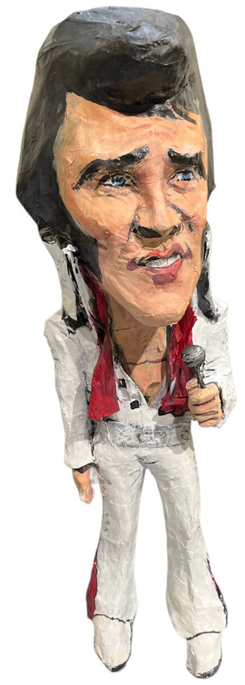 Elvis Presley Paper Mache Figure - Etsy