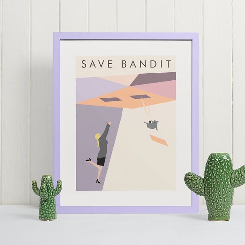 Save Bandit Poster Fan Art the Office Quote Wall Decor - Etsy