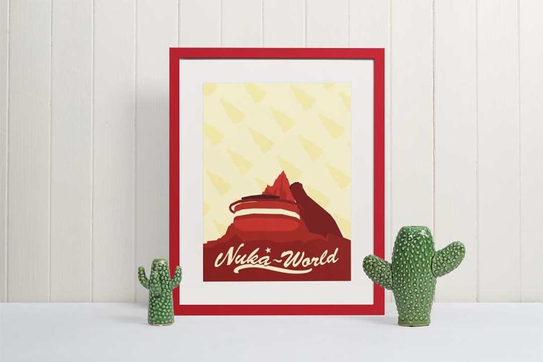 Fallout Nuka-world Poster | Fan Art, Funny, Gift, Wall Decor, Video ...