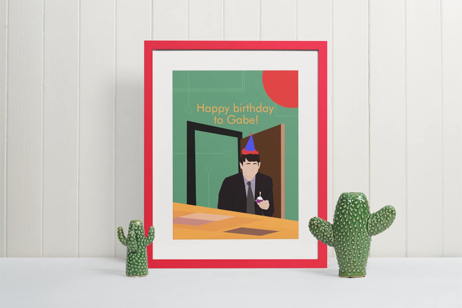 Happy Birthday to Gabe Poster Fan Art the Office Quote - Etsy