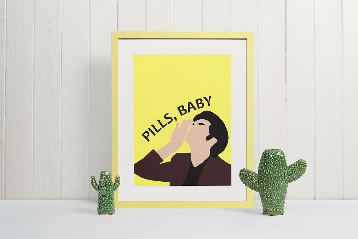 Jean Ralphio Pills Baby Poster | Fan Art, Parks and Rec, Gift, Wall ...