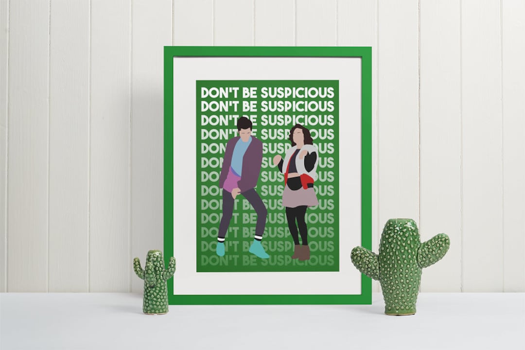 Jean Ralphio and Mona Lisa Don't Be Suspicious Poster | Fan Art, Parks ...