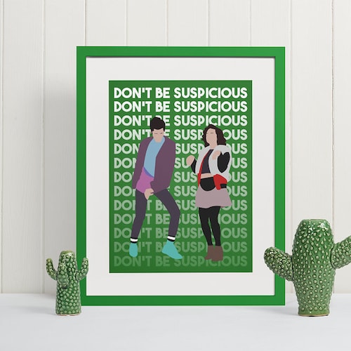 Jean Ralphio and Mona Lisa Don't Be Suspicious Poster - Etsy
