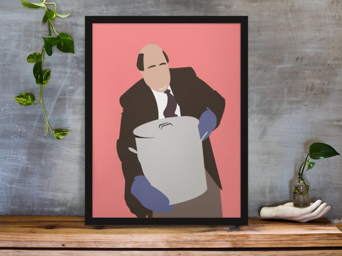 Kevin Chili Poster Fan Art Spilling Chili Gift Drop - Etsy