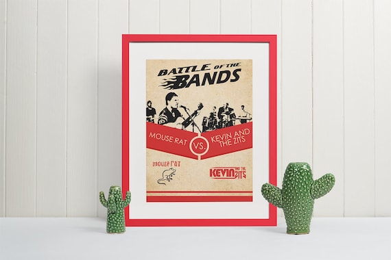 Mouse Rat Vs. Kevin & the Zits Poster Fan Art Parks and | Etsy