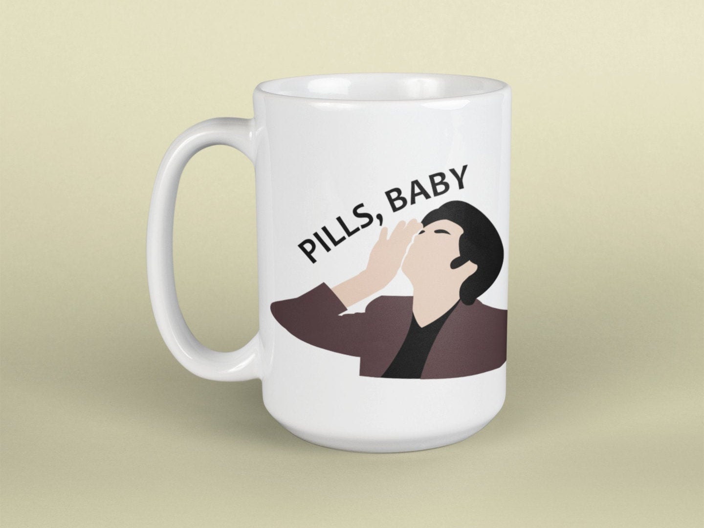 Jean Ralphio Pills Baby Mug 15oz Parks and Recreation Fan - Etsy UK