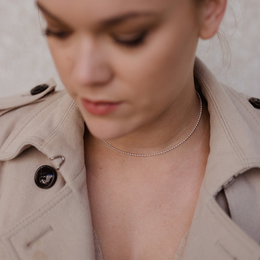 BOLA Zarte Layering Kette Kette mehrreihig mInimalistische - Etsy.de