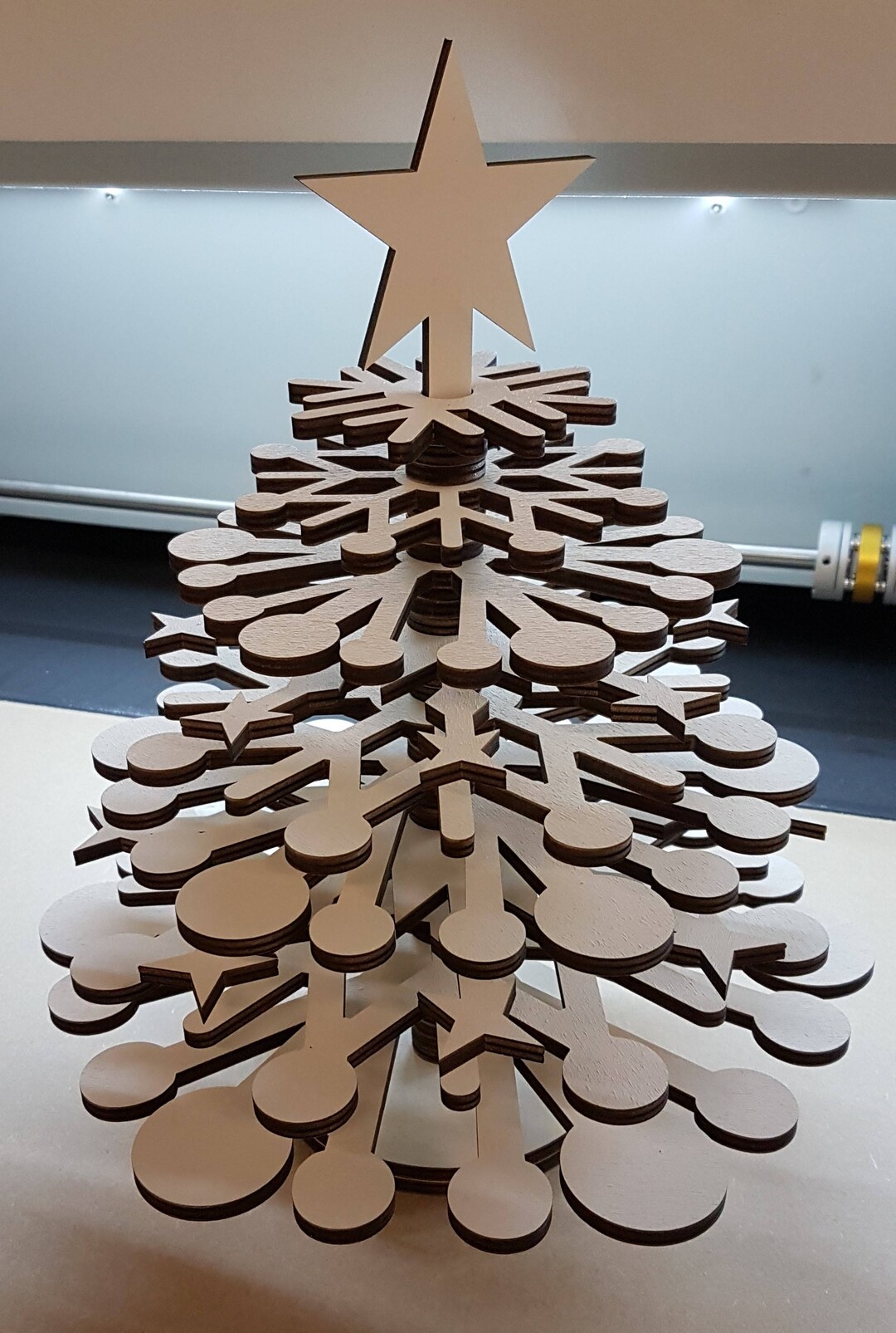 Snowflake Christmas Tree 14 / 355mm Tall - Etsy