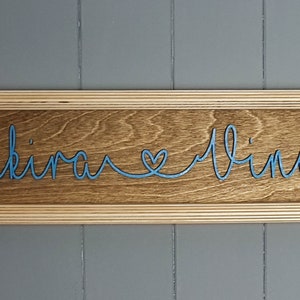 Deluxe Engraved Couple Established Sign Wedding, Birthday, House ...