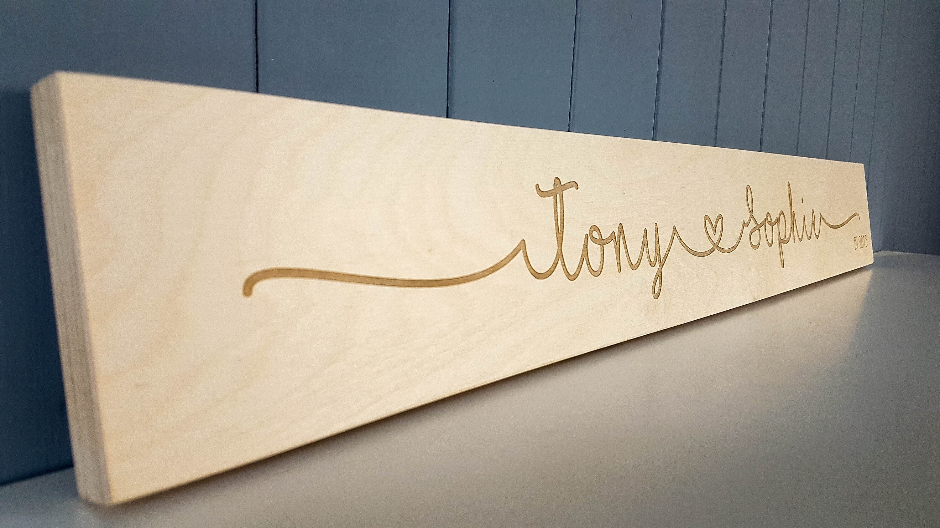 Engraved Couples established sign Wedding Anniversary | Etsy