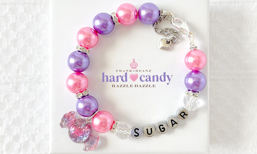 Razzle Dazzle Candy Dog Necklace Dog Collar Cat Necklace - Etsy