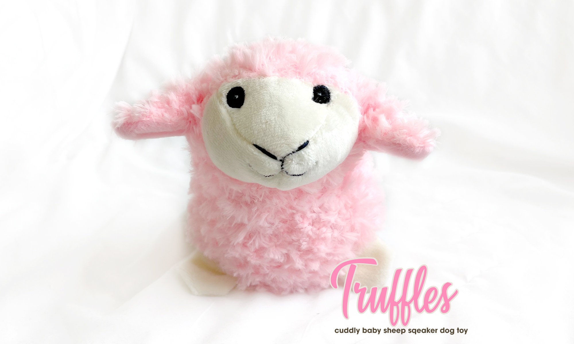 Truffles & Oatmeal Baby Sheep Dog Toys Squeaker Soft Plush Dog - Etsy