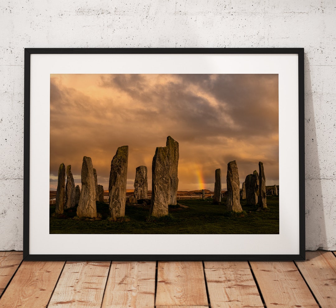 Ancient Calanais Standing Stones, Lewis and Harris, Scotland, Outer ...