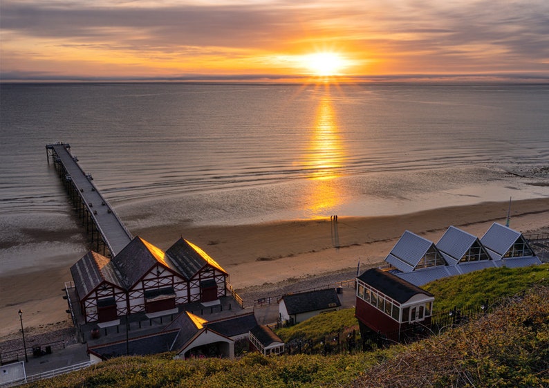 Saltburn Sunrise Photography, Pier, Beach. Sunset. Coast, Seaside ...