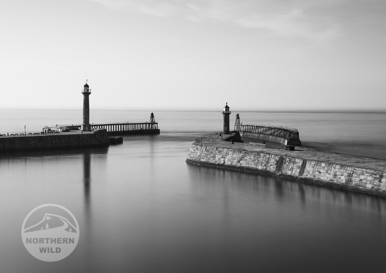 Seaside Landscape Photography Whitby Pier. North York Moors, England ...