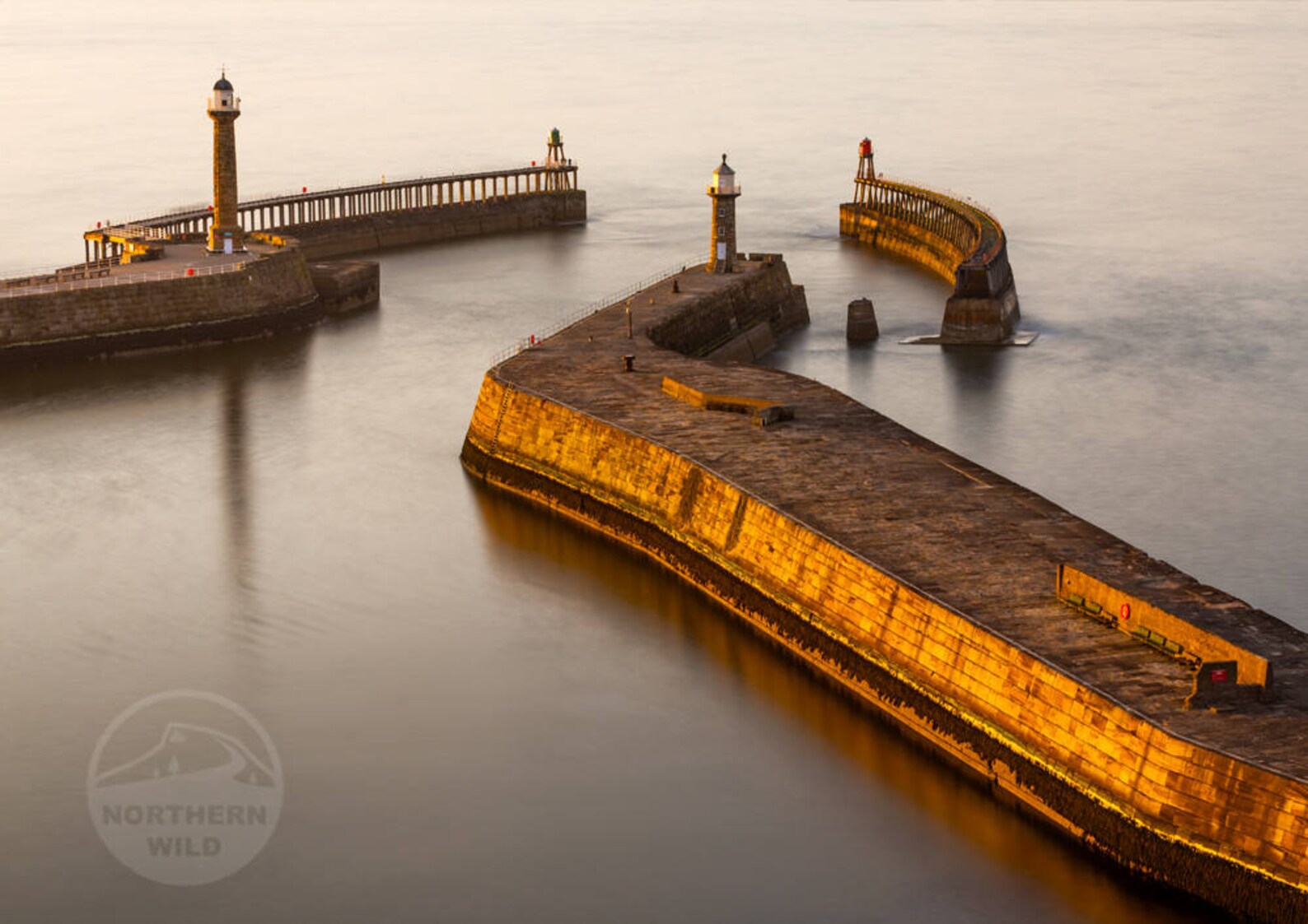 Seaside Landscape Photography Whitby Pier Sunset Coast - Etsy