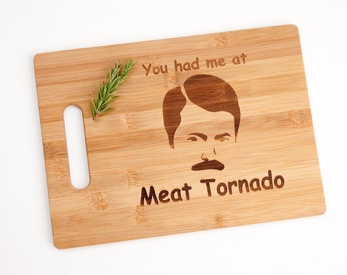 Ron Swanson Parks and Recreation Cutting Board You Had Me at Meat ...