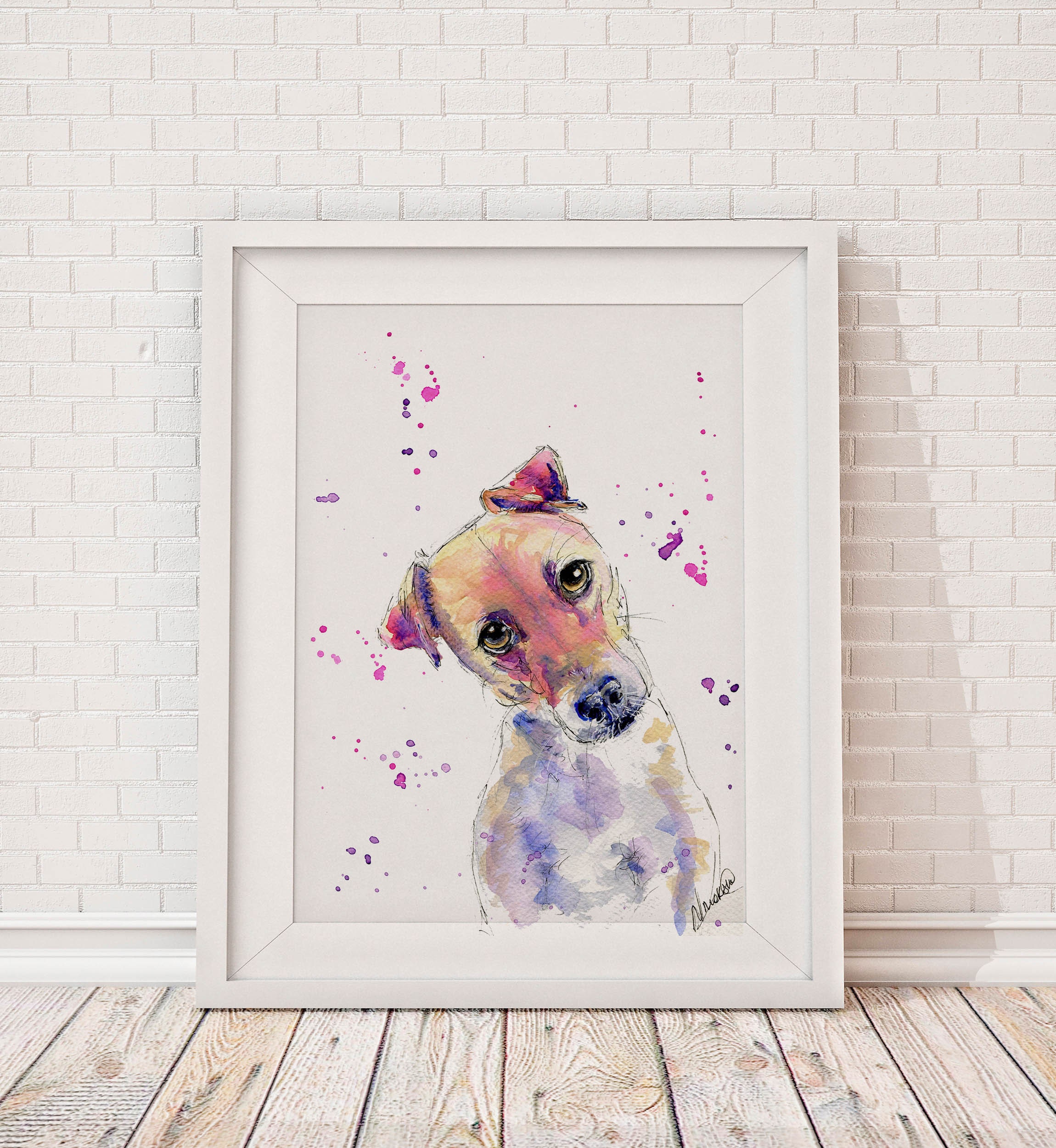 Jack Russell Jack Russell Print Jack Russell Gifts Jack - Etsy