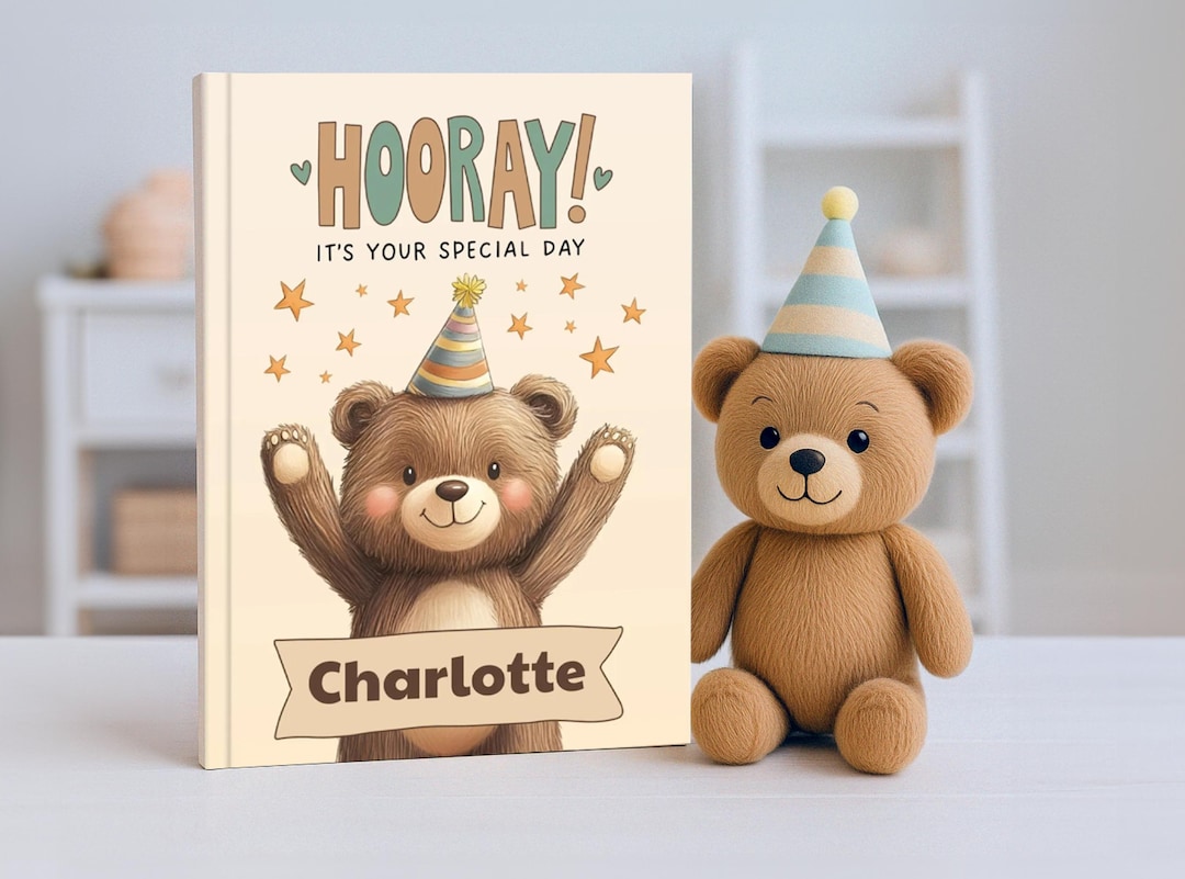 Personalised Birthday Book for Kids, Custom Book With Child’s Name ...