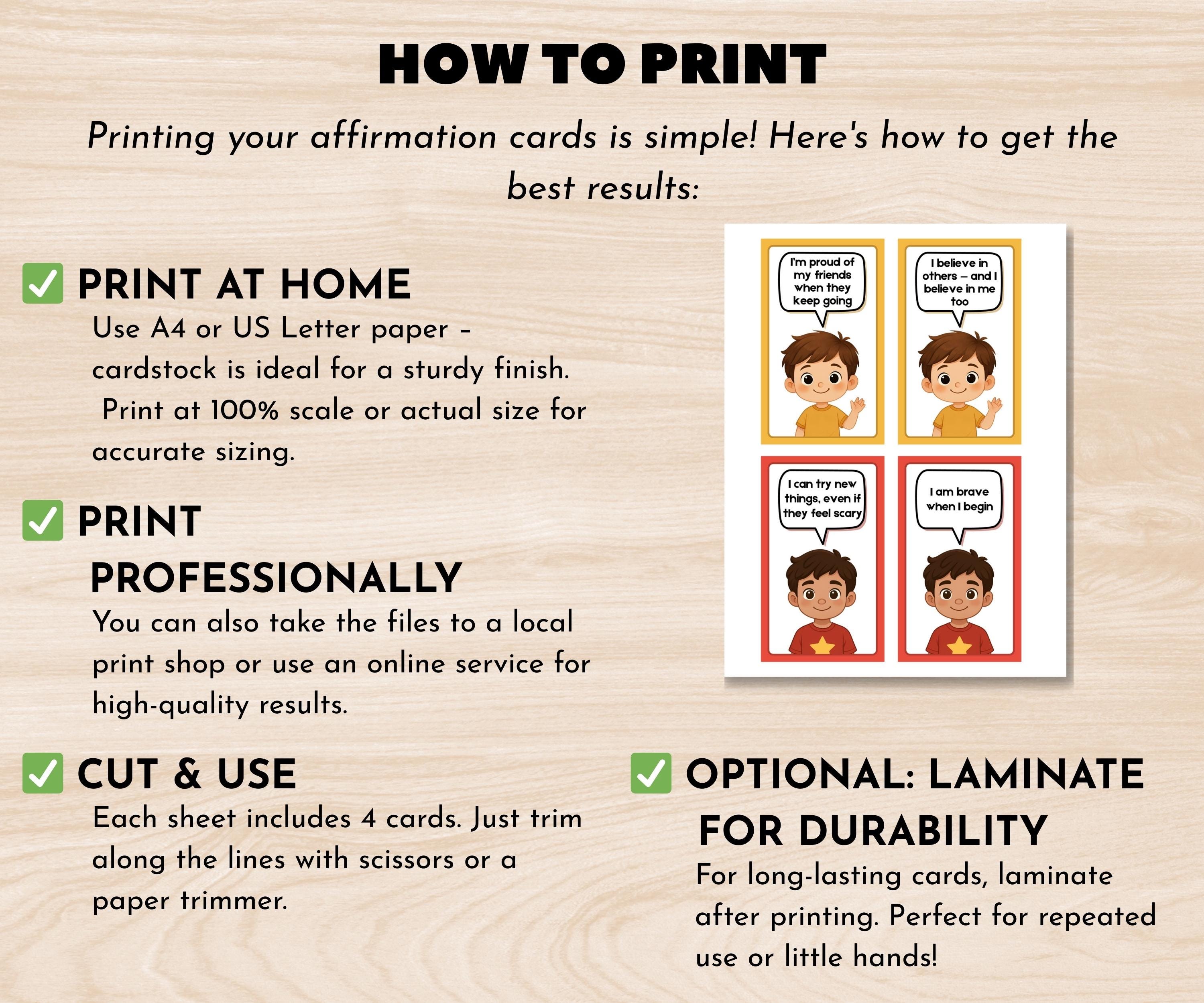Growth Mindset Flash Cards for Kids – Printable Affirmation Cards ...