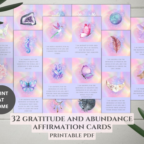 Printable Abundance - Etsy