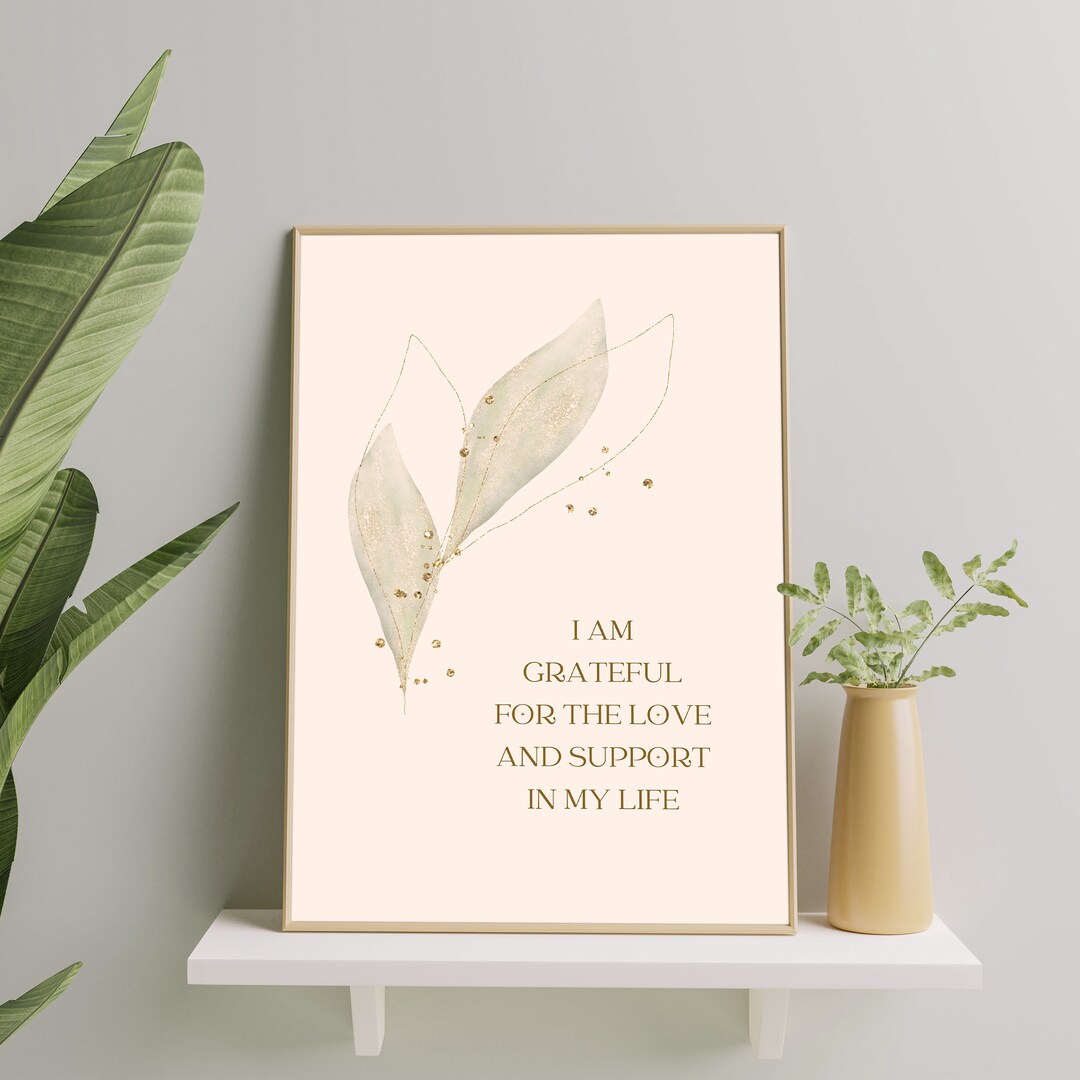 Self-love Affirmation Wall Art Print Positive Affirmations - Etsy