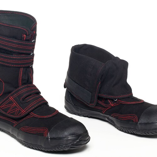 Fugu SA-BA Steel Toed Cool Japanese Boots VEGAN Black Unisex - Etsy