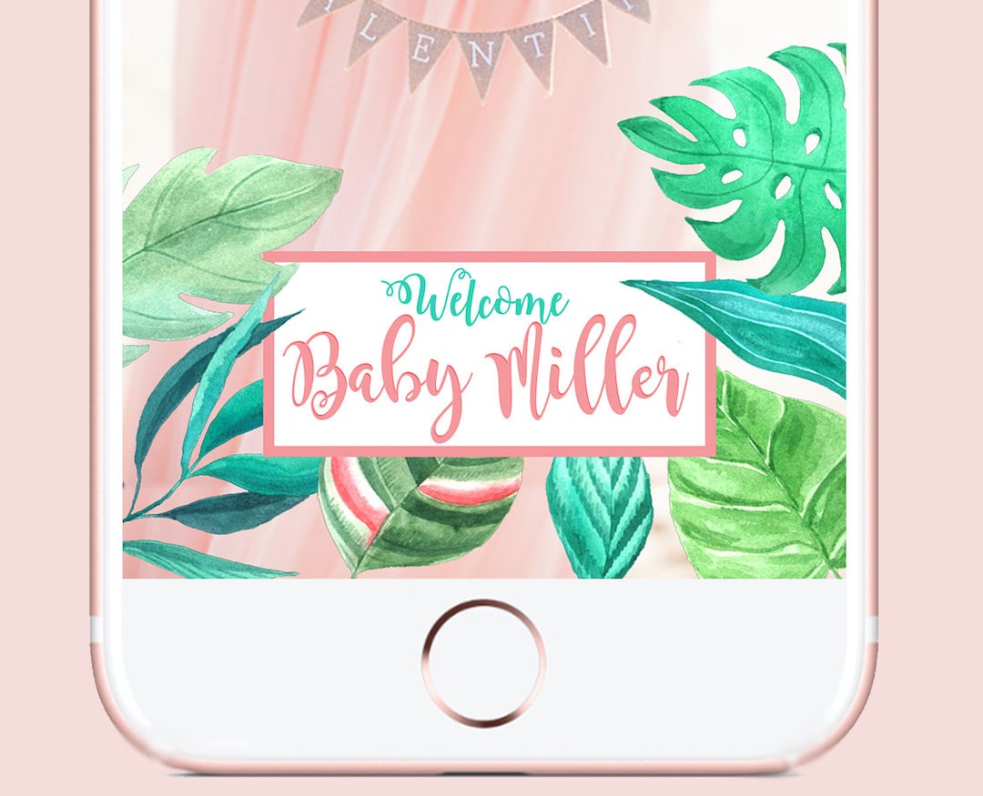 Snapchat Geofilter Baby Shower, Snapchat Geofilter Birthday, Snapchat ...