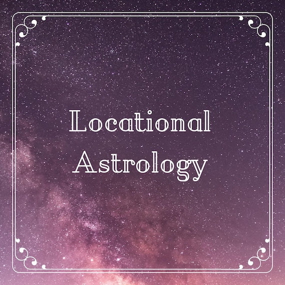 Locational Vedic Astrology astrocartography via Email | Etsy