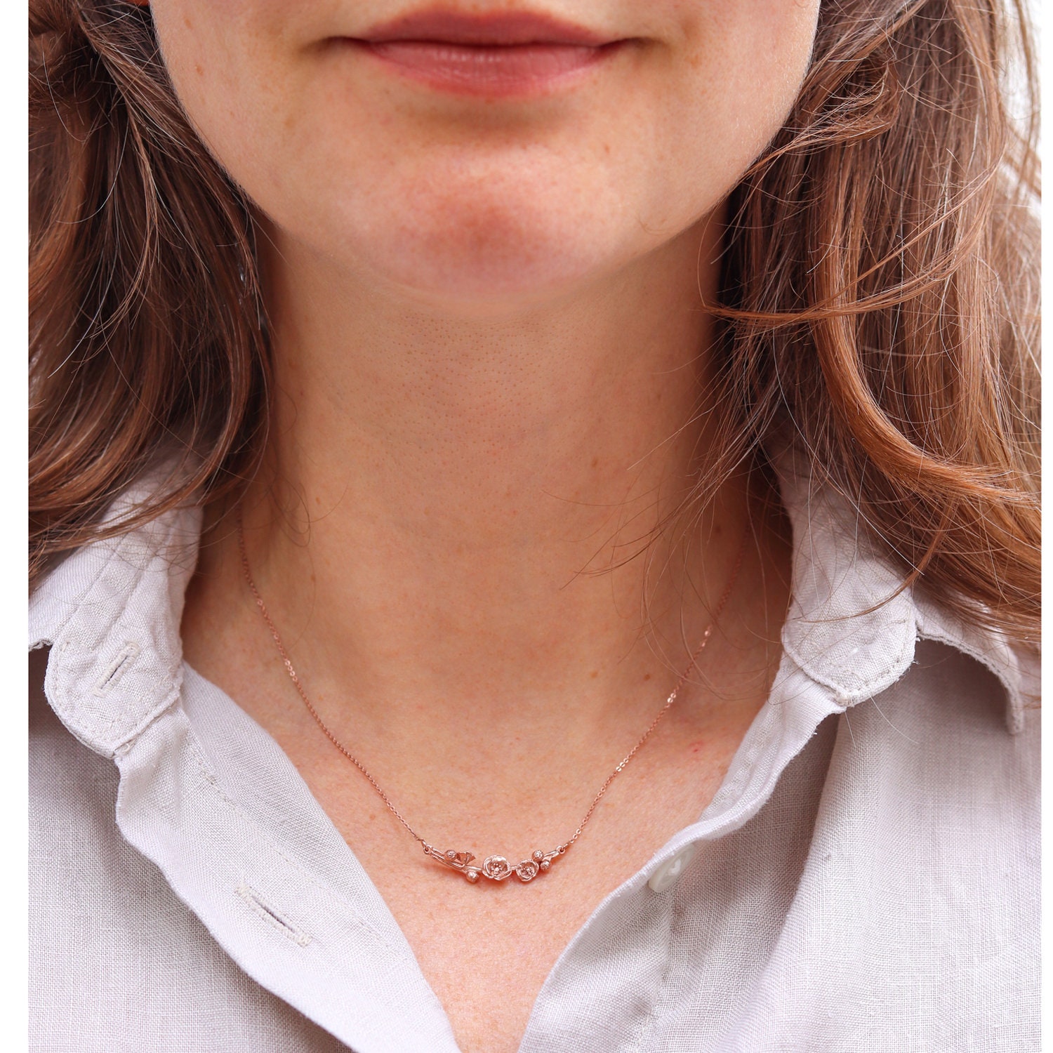 Poppy & Poppy Seedpod Necklace - Silver/gold/rose Gold - Poppy Necklace ...