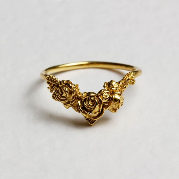 Rose Ring - Etsy