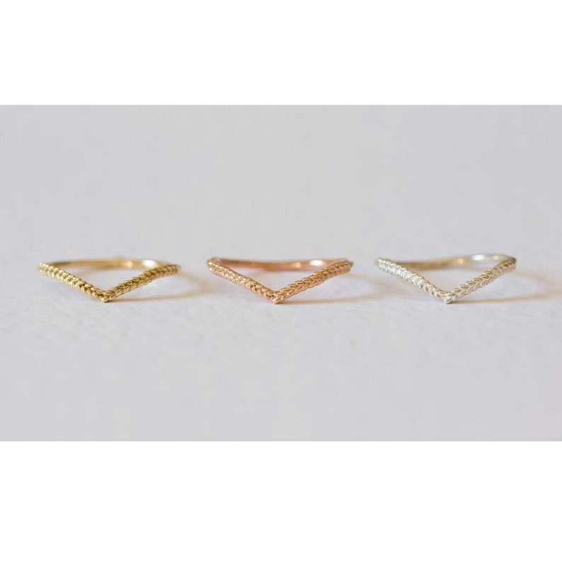 Wheat Ring, Wishbone Ring, Chevron Ring, Wedding Band, Wedding Ring ...